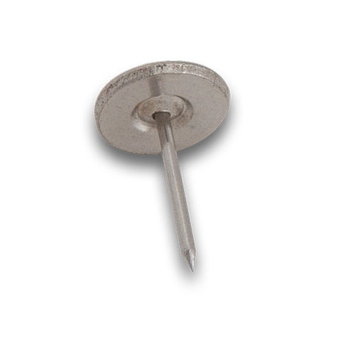 Flat Head Metal Pin Tack 16mm Smooth (NOT Grooved) – BullsEye Protection