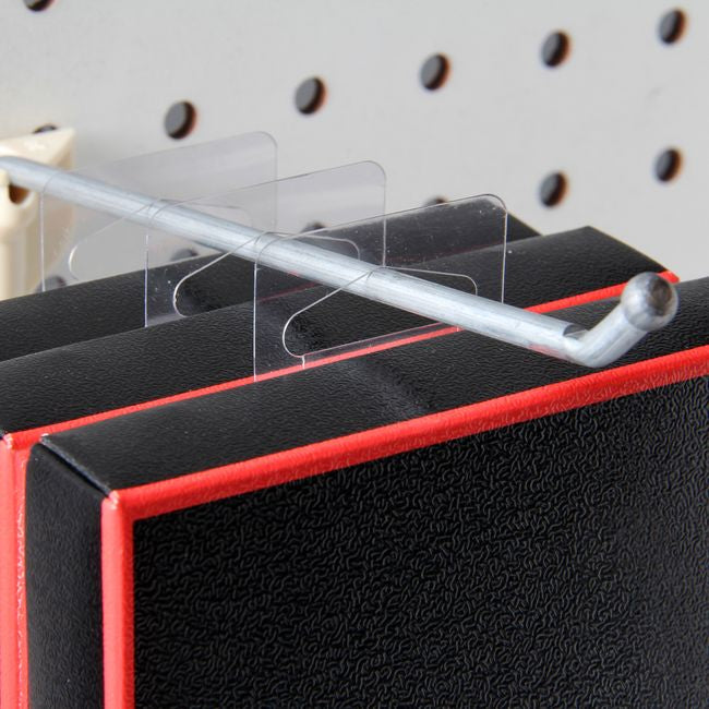 SELF ADHESIVE CLEAR PLASTIC SLOT HANG TAB HEAVY DUTY 19 OZ /14 MIL ...