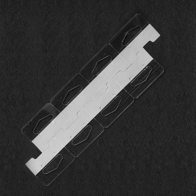 SELF ADHESIVE CLEAR PLASTIC SLOT HANG TAB HEAVY DUTY 19 OZ /14 MIL ...