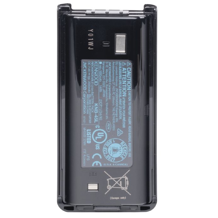 Kenwood KNB-45L 22 Hour Life - 2000 mAh Battery Li-Ion - Same As Suppl ...