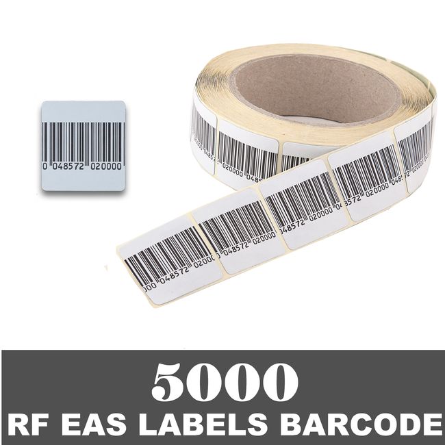 5000 RF 8.2Mhz Paper Security Labels BC Value Package - Bullseye ...