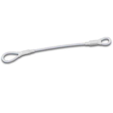 Security Lanyard Double Loop with Plastic Cover White – BullsEye Protection